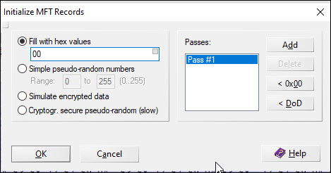 Initialize $MFT Records… with WinHex – mr. eerie