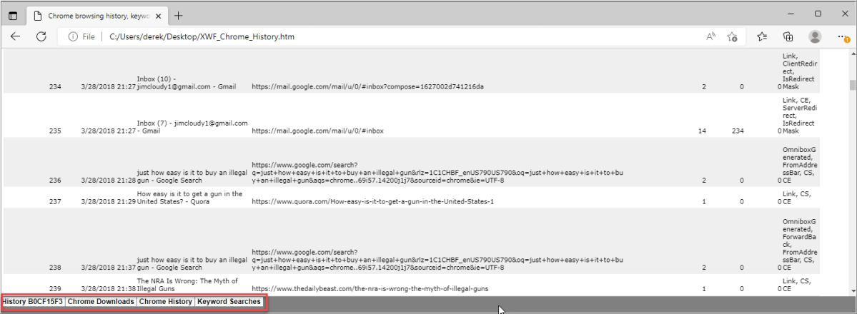 Using X-Ways Forensics to Review and Report on Internet Browser ...